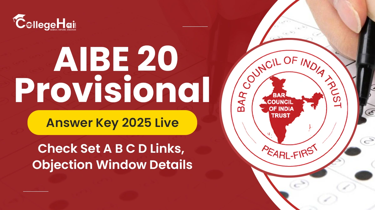 AIBE 20 Provisional Answer Key 2025 Out: Check Set A–D Links