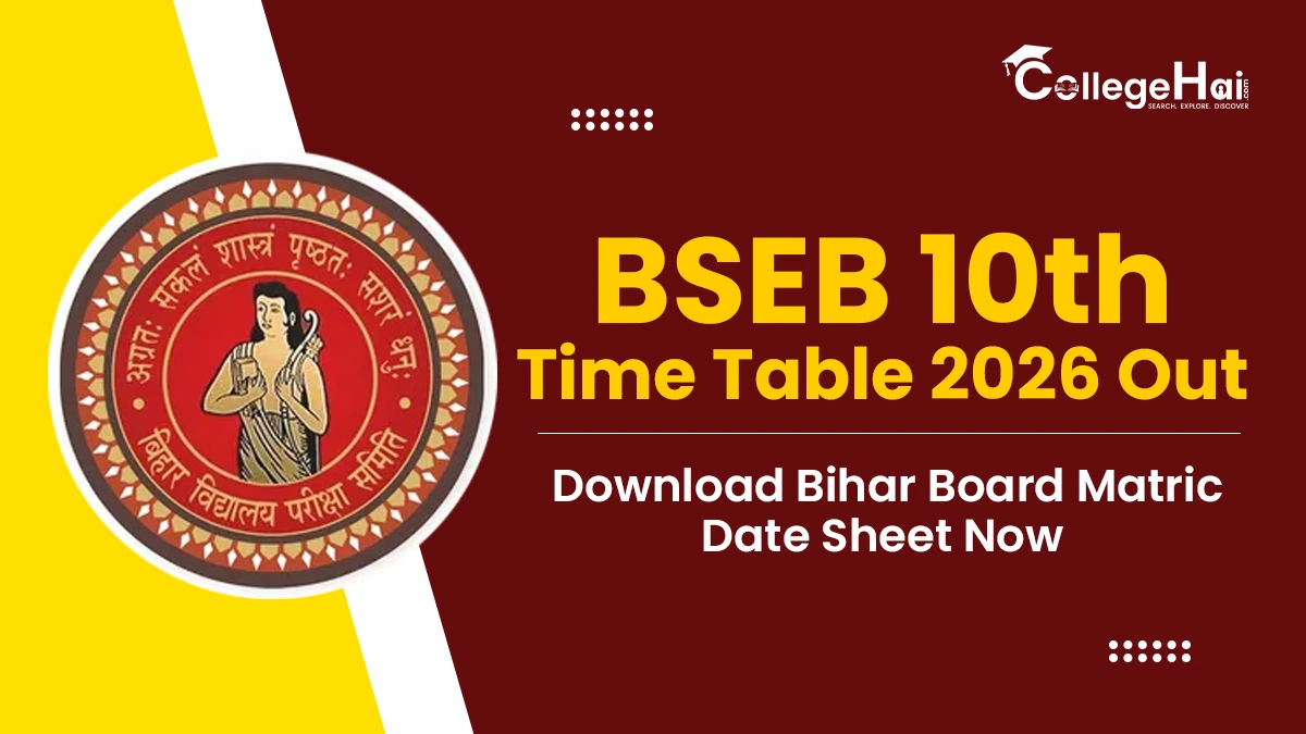BSEB 10th Time Table 2026 Released: Download Matric Date Sheet