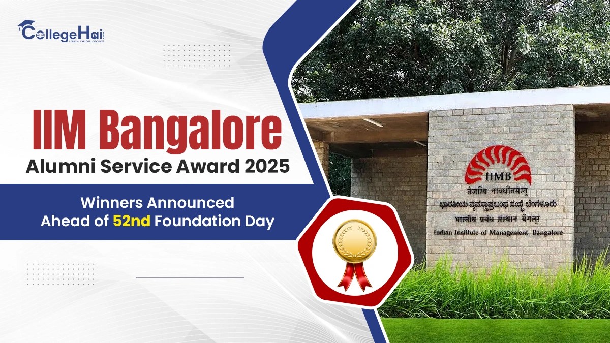 IIM Bangalore Alumni Service Award 2025 Winners Announced Ahead of 52nd ...