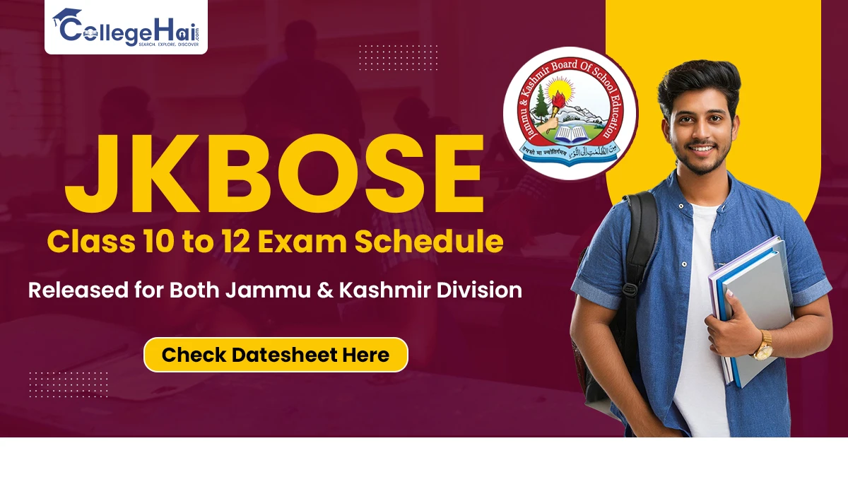 JKBOSE Class 10-12 Exam Schedule Released for Jammu & Kashmir