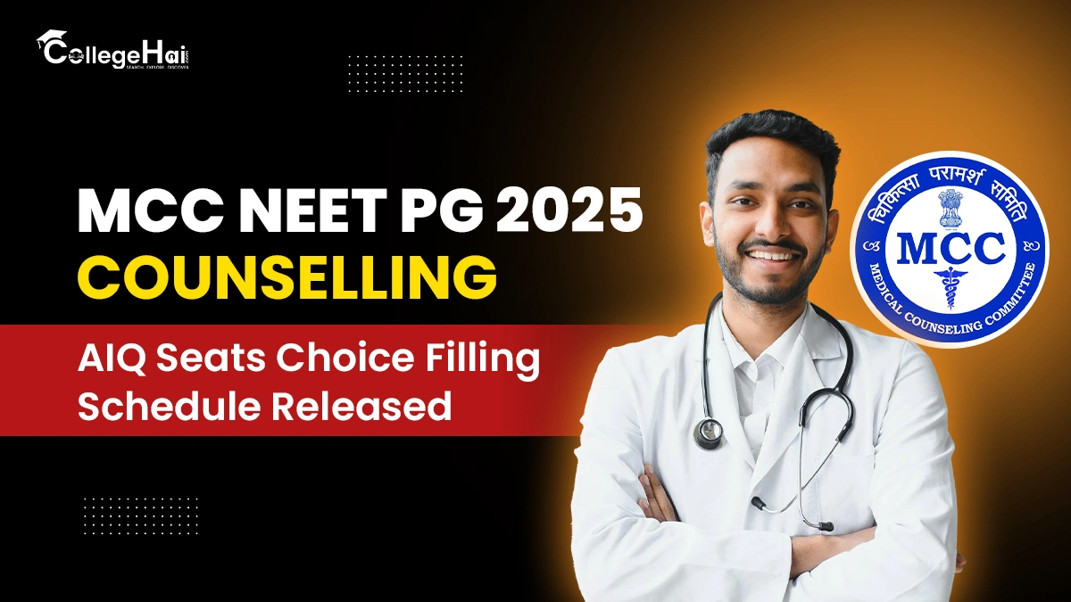 NEET PG 2025 Counselling: MCC Releases AIQ Choice Filling Schedule