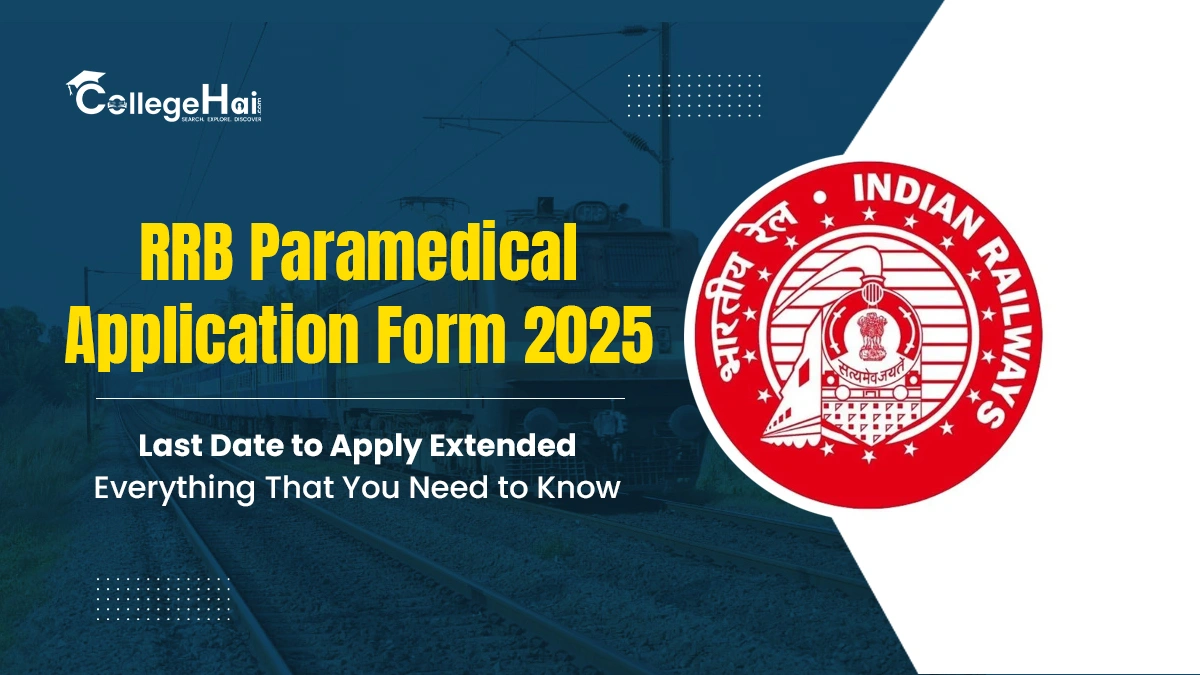 RRB Paramedical Application Form 2025: Last Date to Apply Extended ...