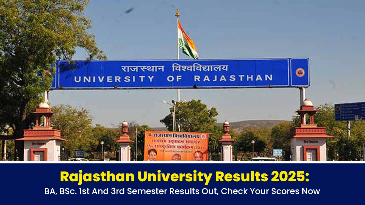 Rajasthan University Results 2025: BA, BSc. 1st And 3rd Semester ...