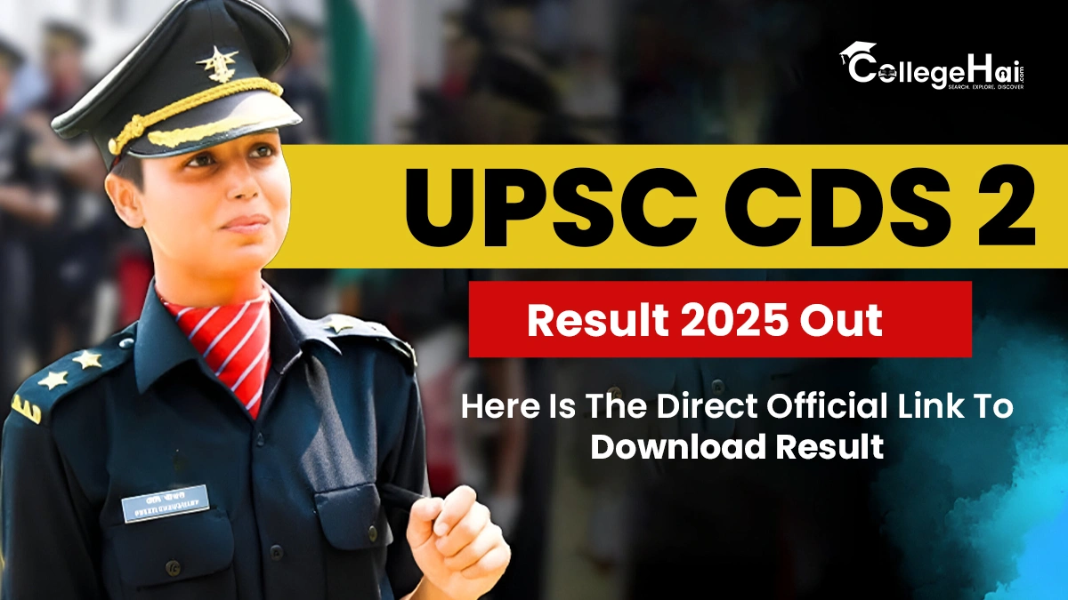 UPSC CDS 2 Result 2025 Out: Here is the Direct Official Link to ...