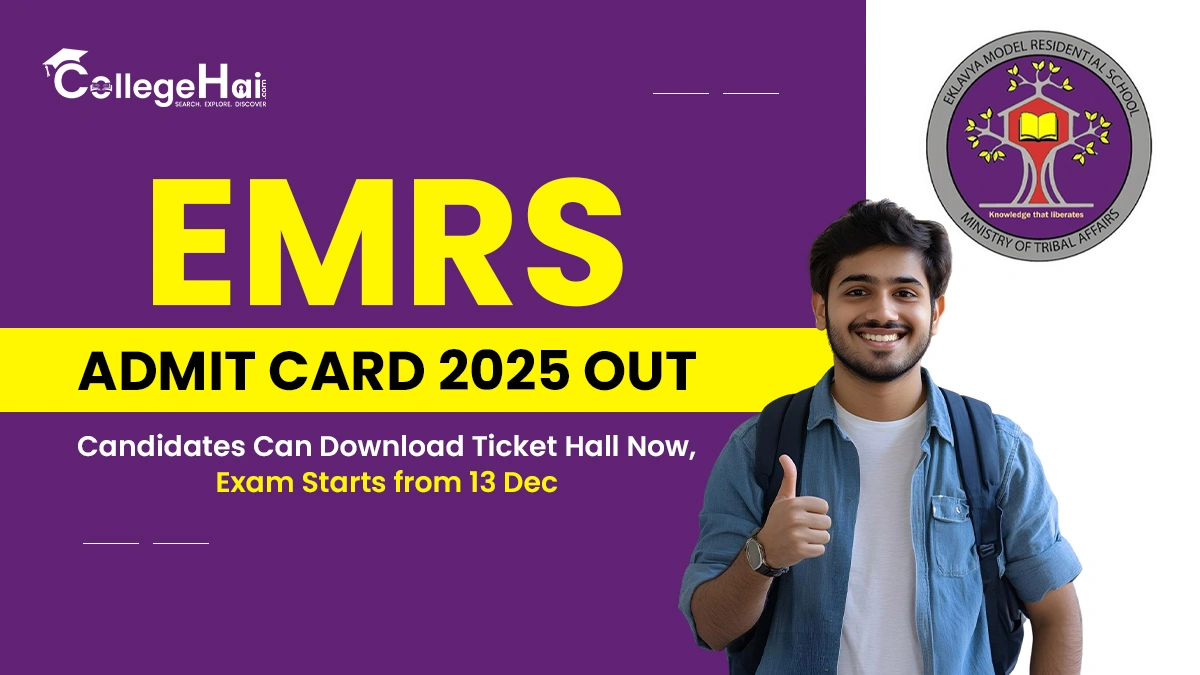 EMRS Admit Card 2025 Out: Download Hall Ticket for Dec 13 Exam
