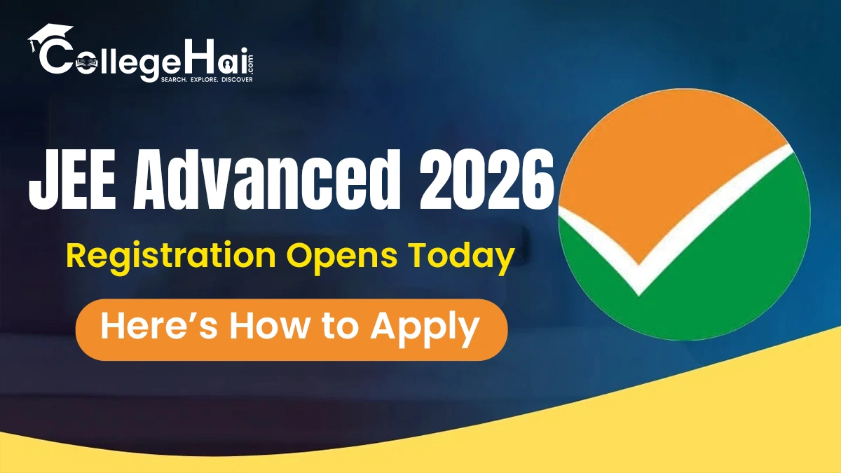 JEE Advanced 2026 Registration Opens Today: Apply Now