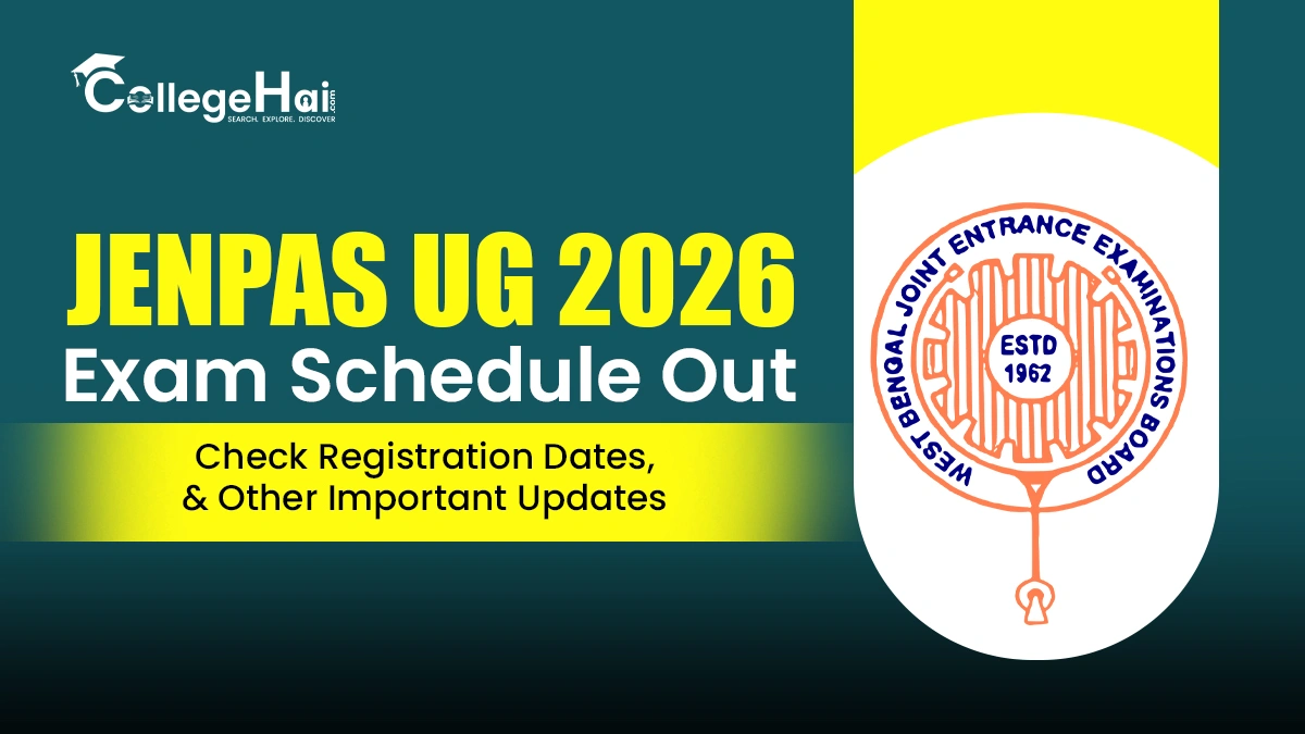 JENPAS UG 2026 Schedule Out: Dates, Exam on June 7