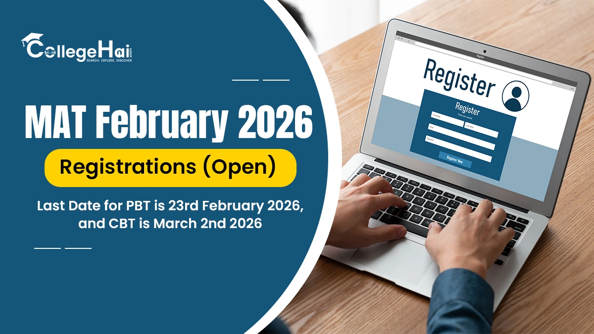 MAT Feb 2026 Registrations Open PBT till Feb 23 CBT on Mar 2